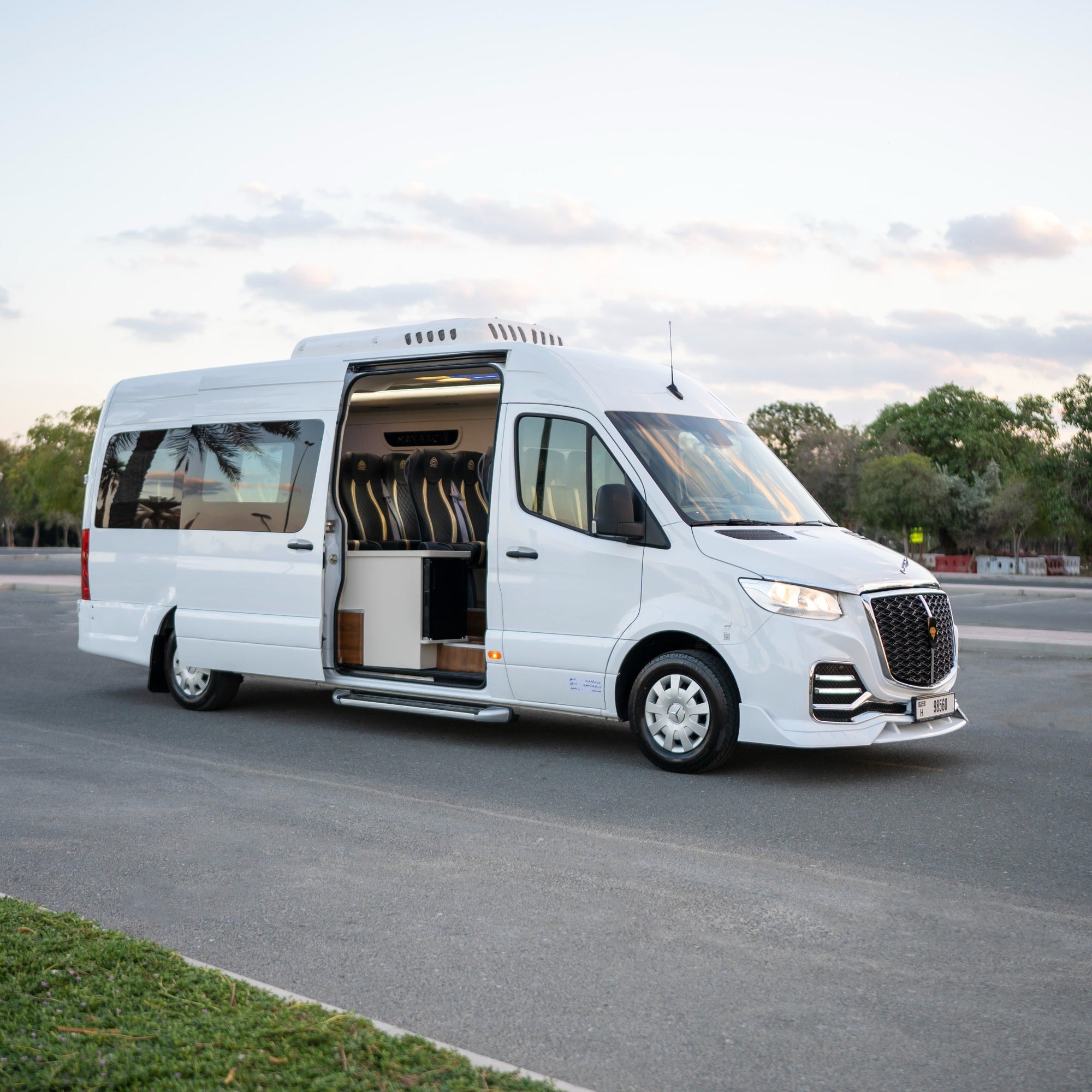 Maybach Mercedes Sprinter 14 Seater Van Rental Dubai | Luxury Van Hire