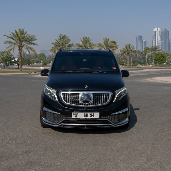 Rent Mercedes Falcon V-Class with Chauffeur in Dubai | Luxury Van Hire